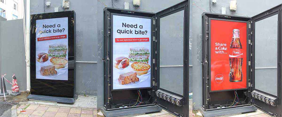 outdoor digital signs for business | outdoor advertising lcd screens ...