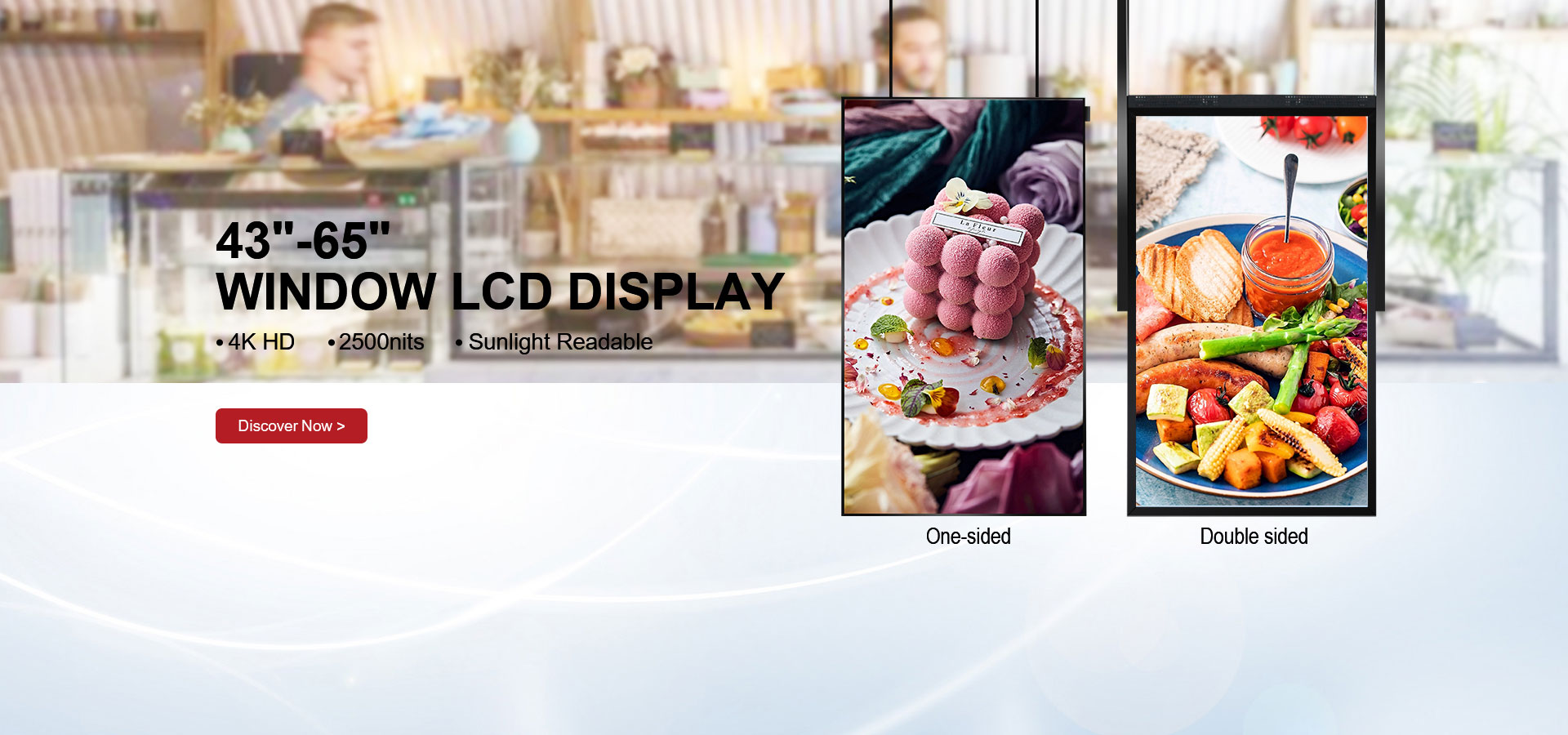 Outdoor Digital Signage | Digital window display-Asianda
