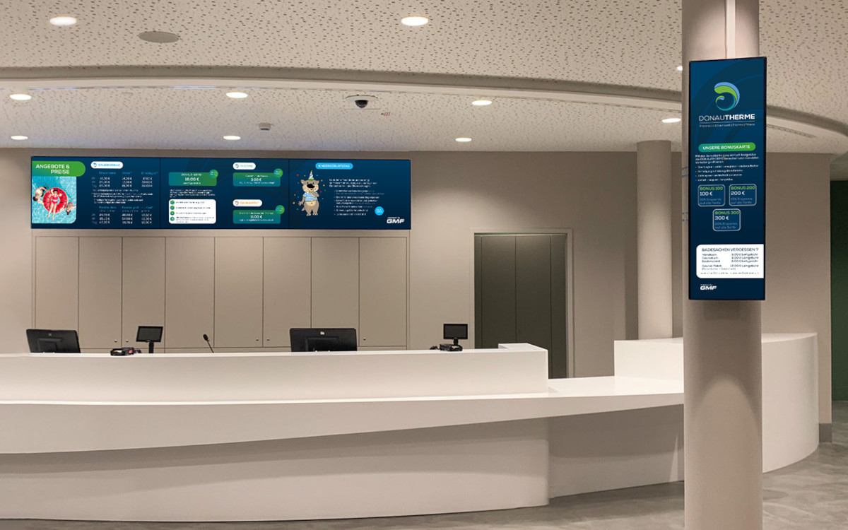 Where should I use small digital signage? - Asianda