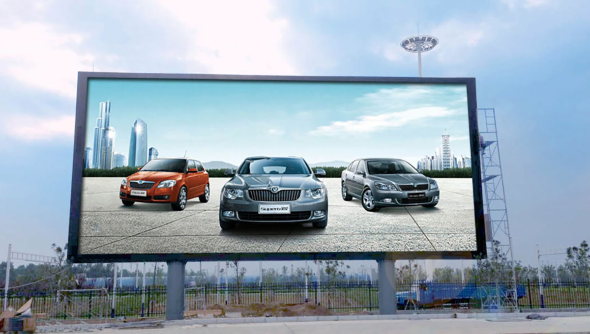 Selection and functions of large outdoor digital signage - Asianda
