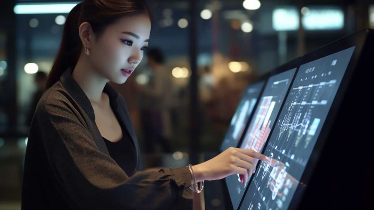 What is interactive digital signage? - Asianda