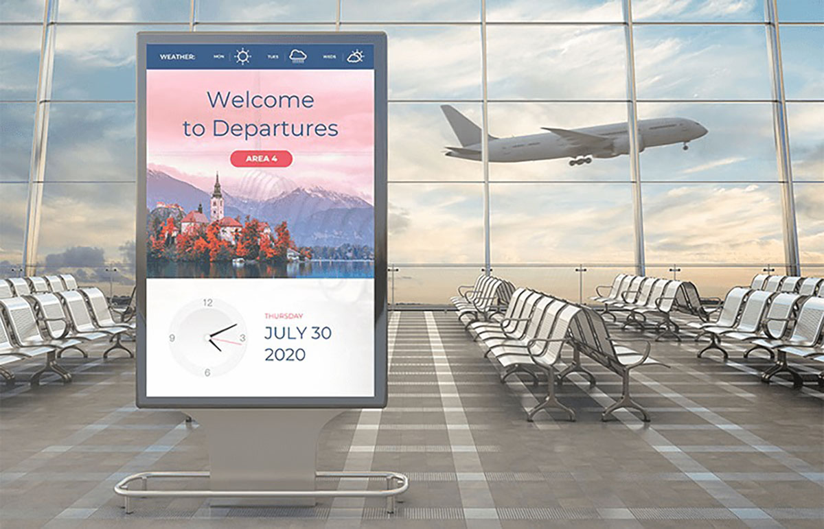 Vertical digital signage: the new favorite of modern business